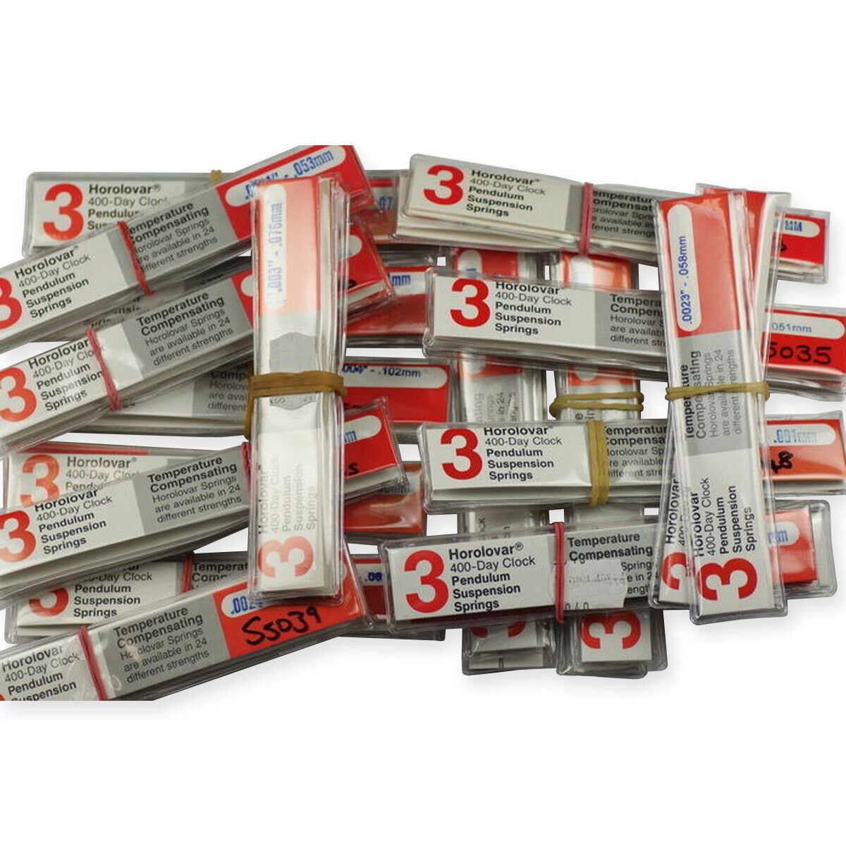 HOROLOVAR clock Suspension Springs 400 Day Anniversary pendulum spring ...