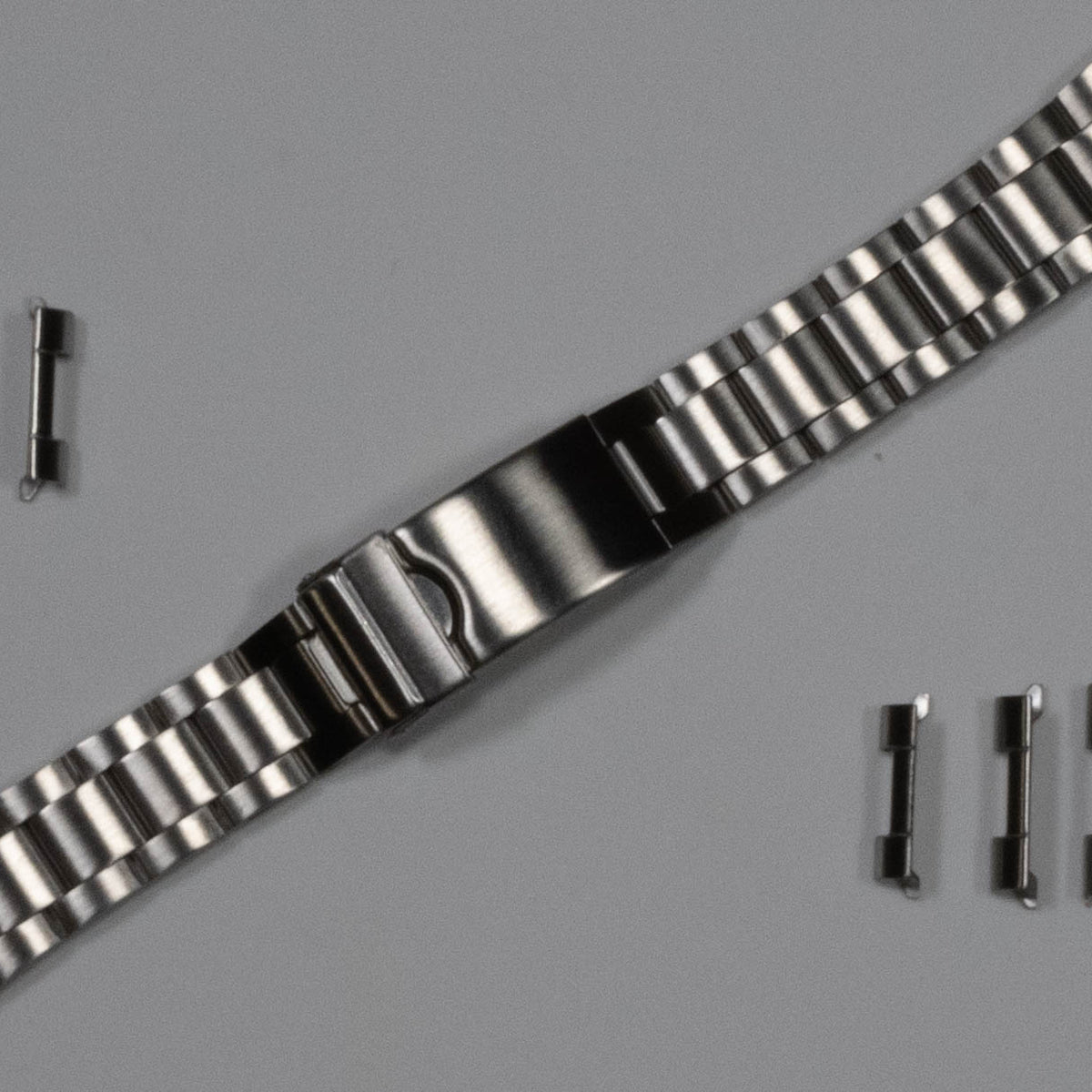 Satin Steel Oyster Watch Straight End Bracelet Strap 18mm 20mm 22mm Fo ...