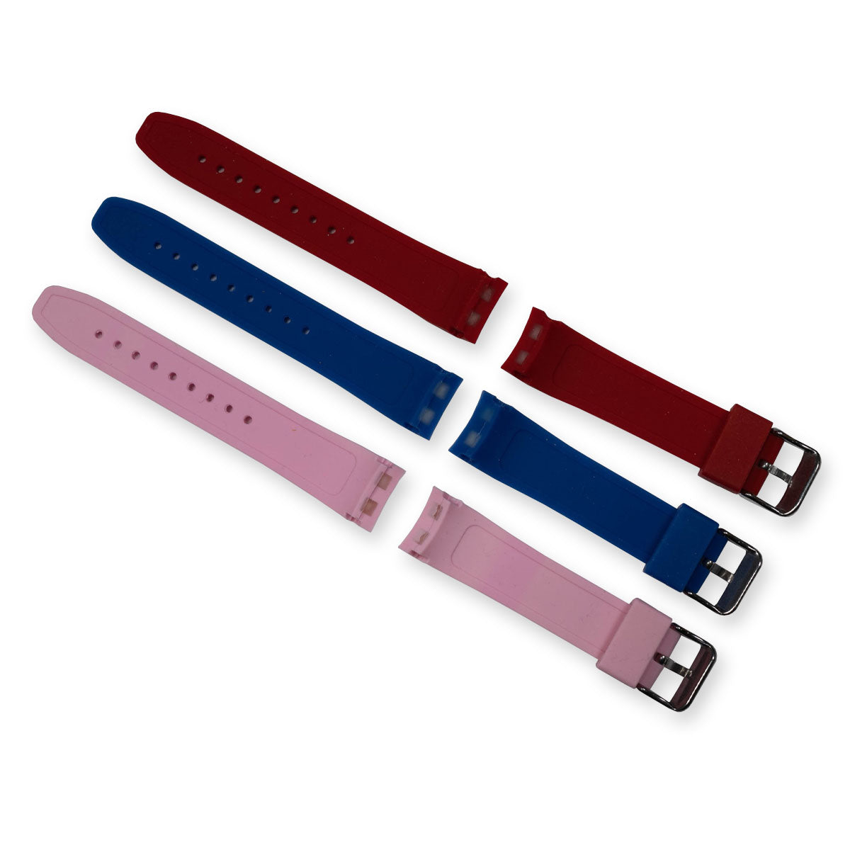 Curved End Rubber Ice Watch Strap Band Divers Sports 17mm 20mm 22mm Re ...