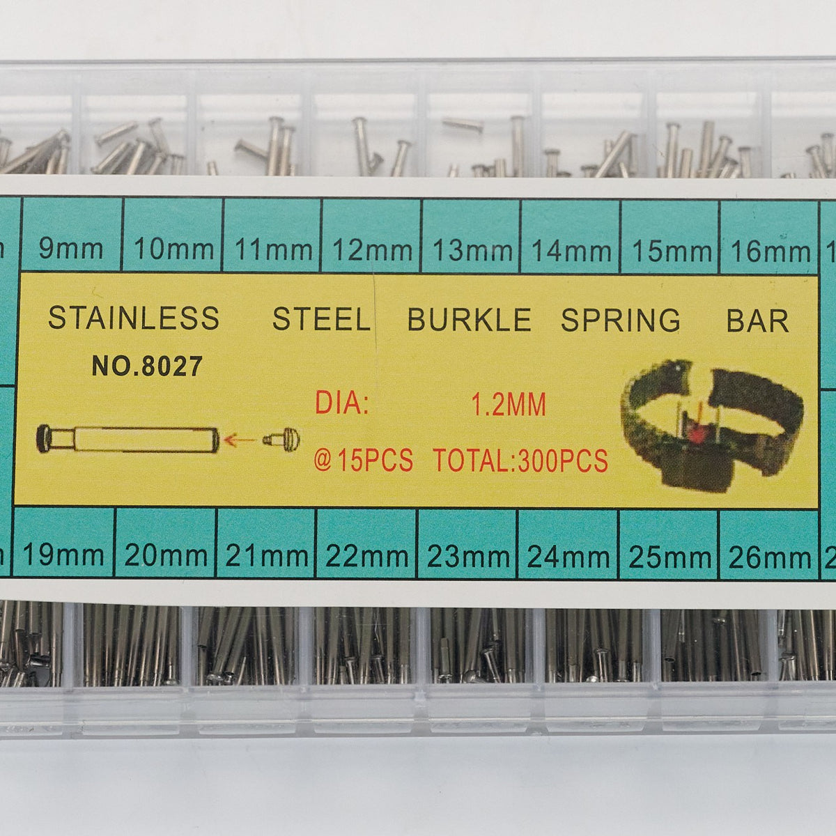 300x Tube Friction Link Pins Clasps Straps Bracelets Buckles 1.2mm Riv ...