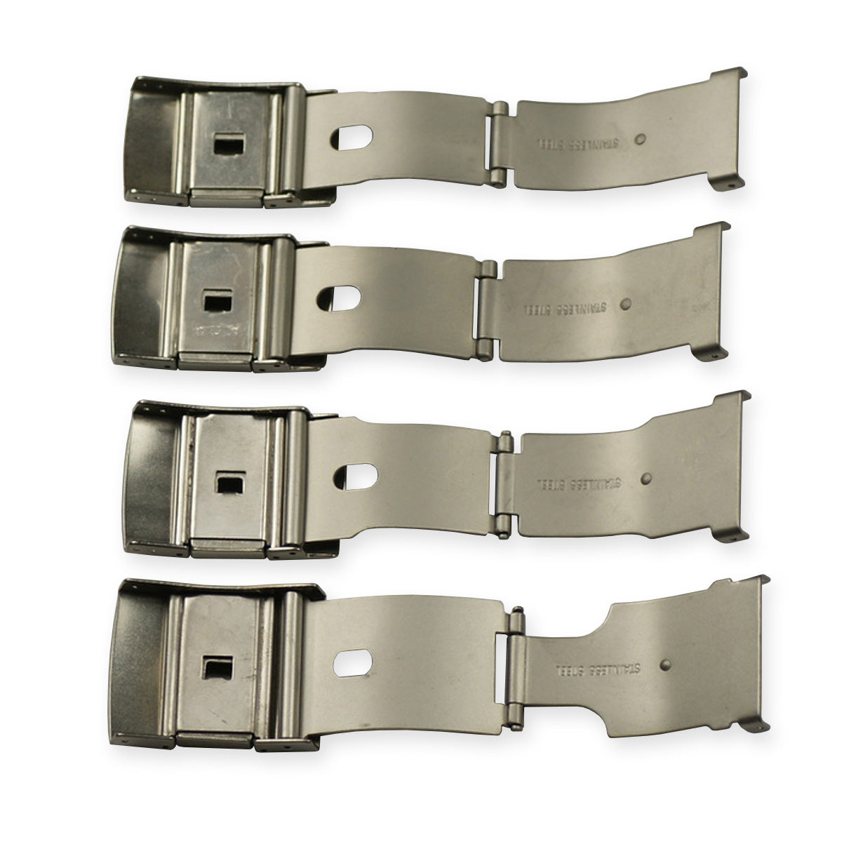 Watch Strap Deployment Clasps Side Spring Release 3 Fold Opening Clasp ...
