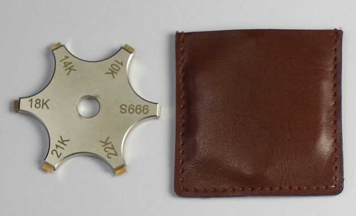 STAR GOLD TESTING PLATE NOT NEEDLE 10K 14K 18K 21K 22K silver jeweller ...